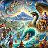 The 14 Sacred Ratnas from the Churning of the Ocean (Samudra Manthan)