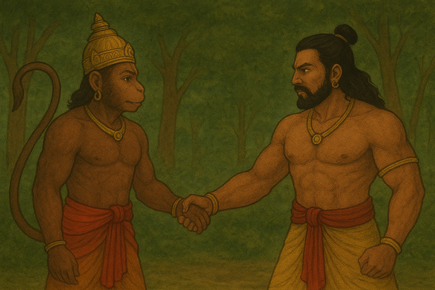 Why Hanuman Chose to Meet Bhima in the Mahabharata